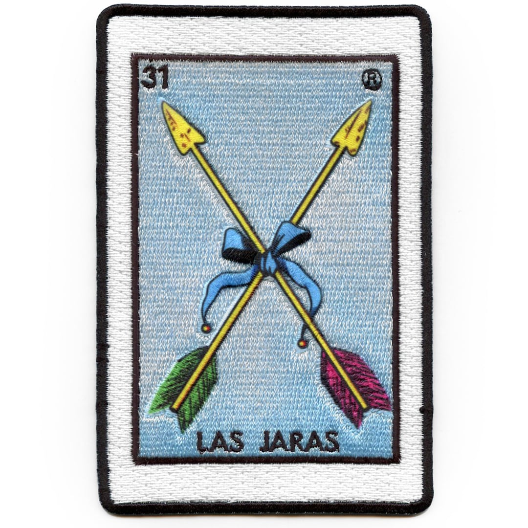 Las Jaras 31 Patch Mexican Loteria Card Sublimated Embroidery Iron on ...
