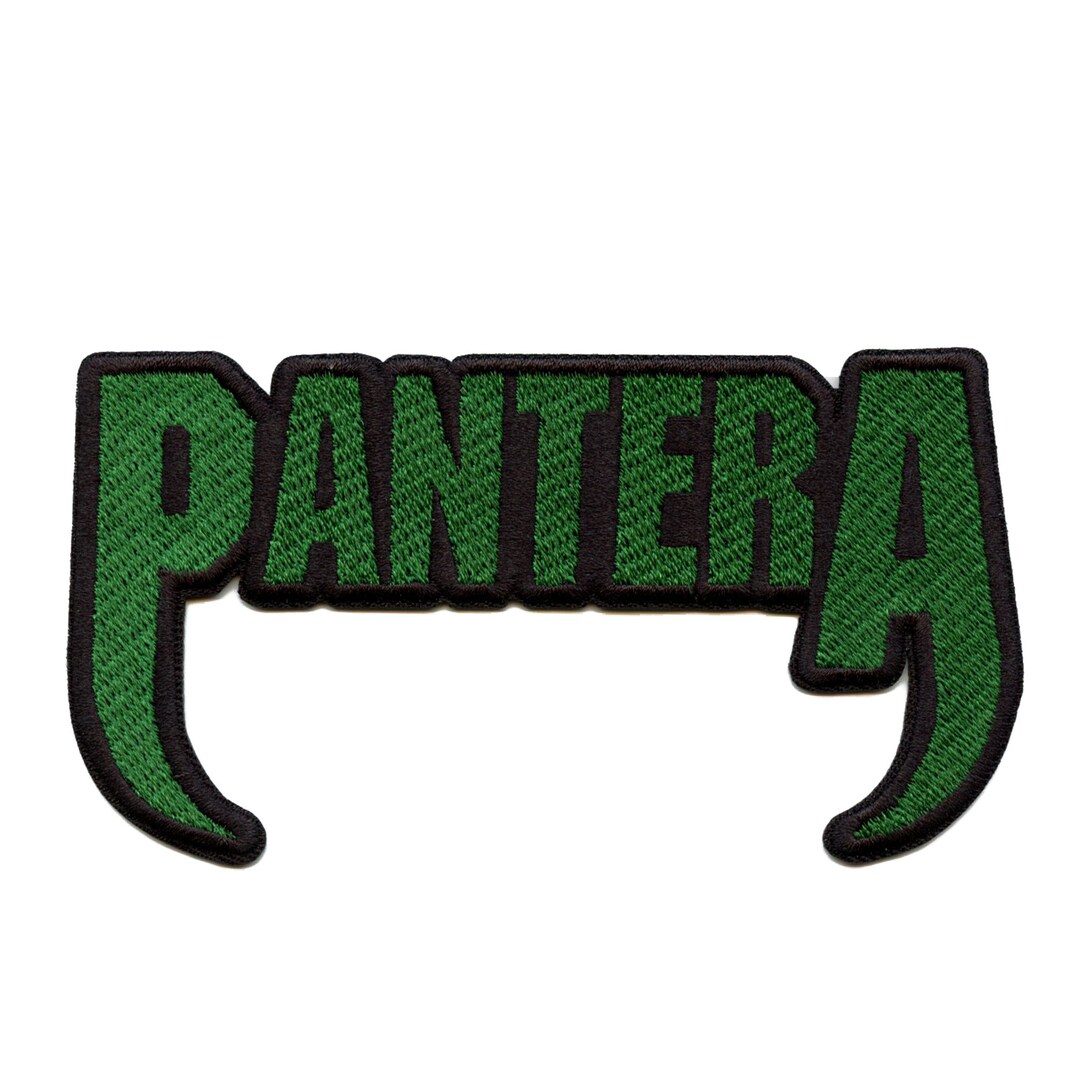 Pantera Green Fangs Patch Dallas Rock Band Embroidered Iron on EH5 - Etsy