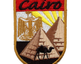 Cairo Egypt Travel Patch Embroidered Iron on Sew on Badge - Etsy UK