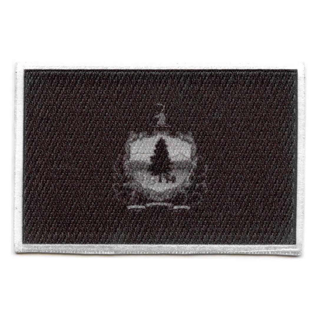 Vermont Patch State Flag Grayscale Embroidered Iron on AG8 - Etsy