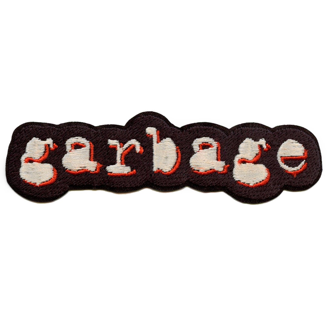Garbage Main Logo Patch Alternative Rock Band Embroidered Iron on EG5 ...