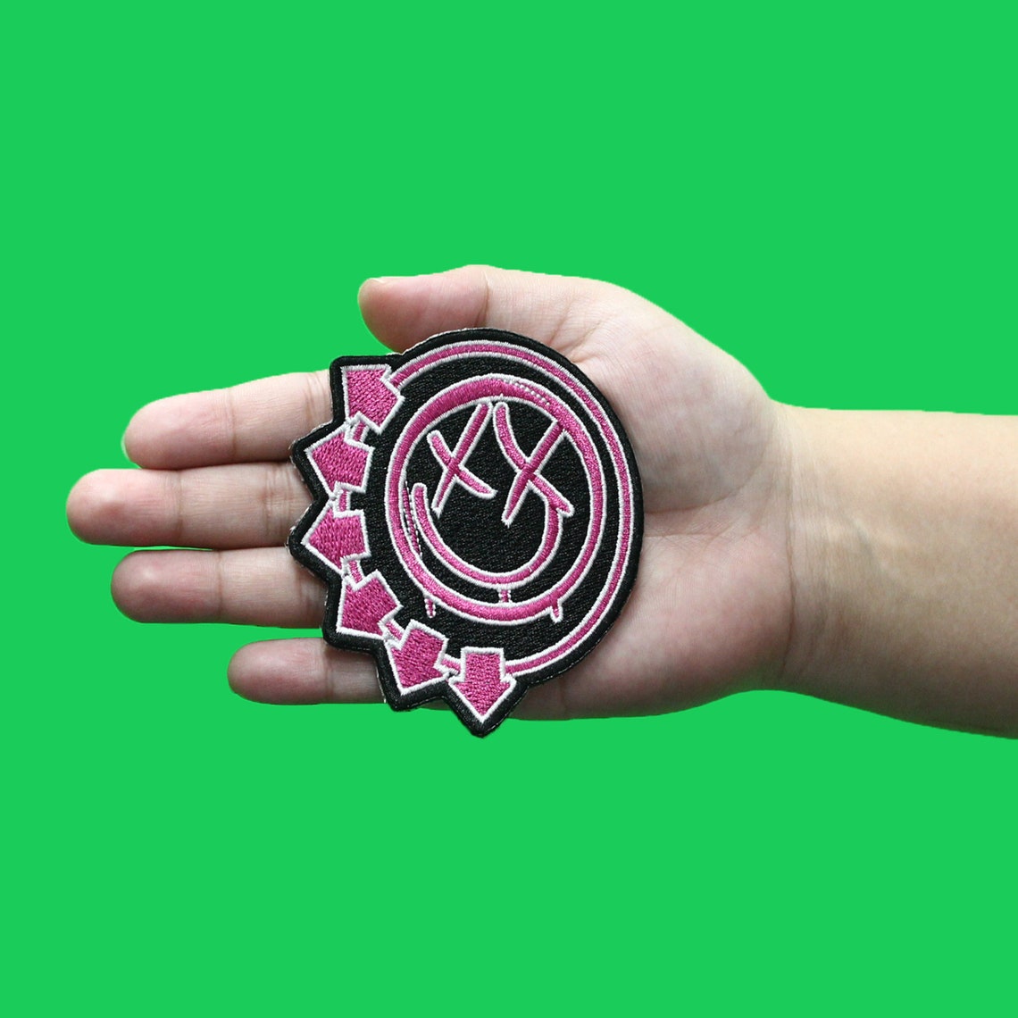 Blink-182 Smiley Album Art Patch Punk Rock Band Embroidered Iron on EH1 ...