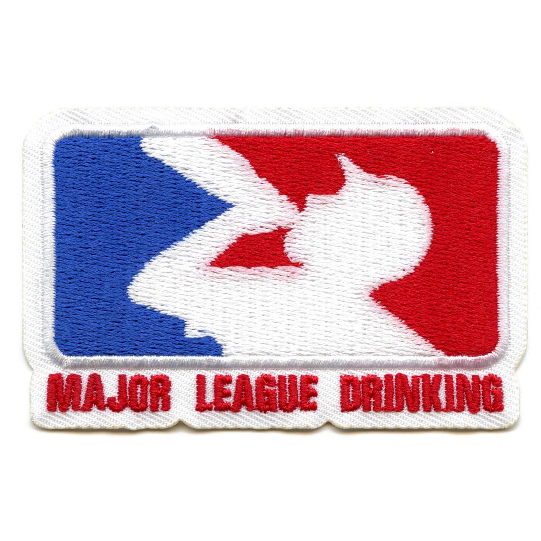 Major League Drinking Patch MLD Beer Games Embroidered Iron on EA4 - Etsy