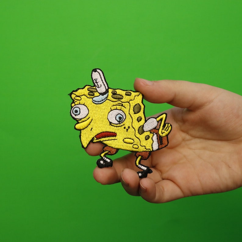 Officially Licensed Spongebob Squarepants Spongemock Patch Cartoon ...
