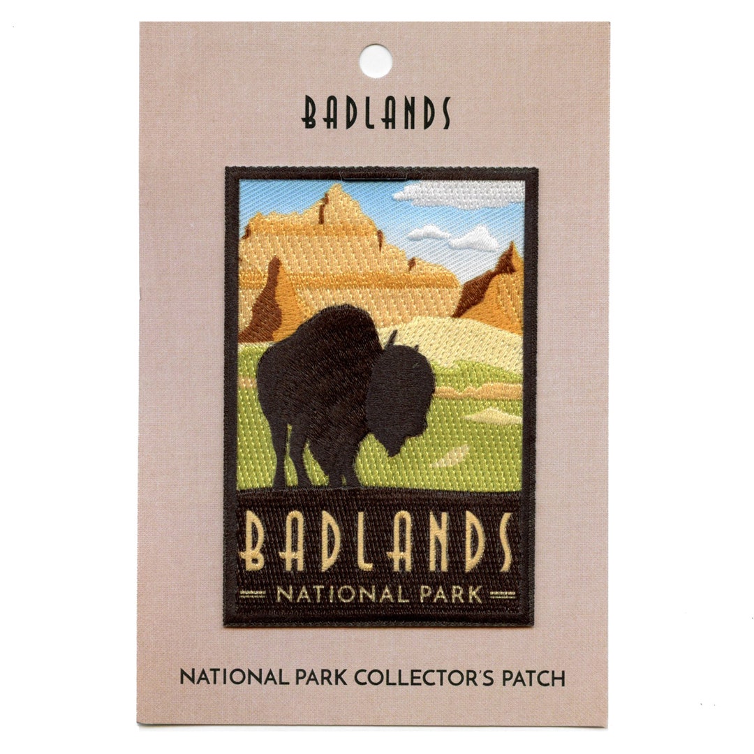 Badlands National Park Patch South Dakota Travel Sublimated Iron on BH2 ...