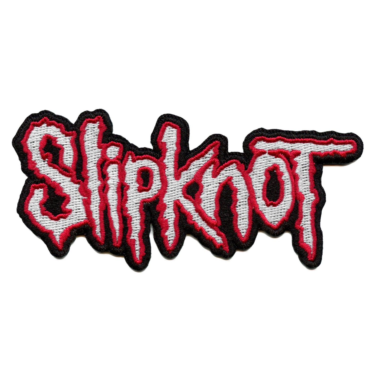 Slipknot Band Name RED Patch Mask American Metal Embroidered Iron on ...