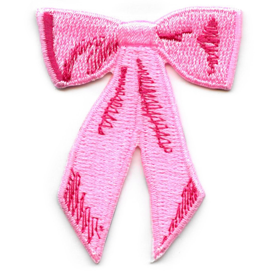 Pink Bow Ribbon Patch Coquette Soft Girl Embroidered Iron on AC6 - Etsy