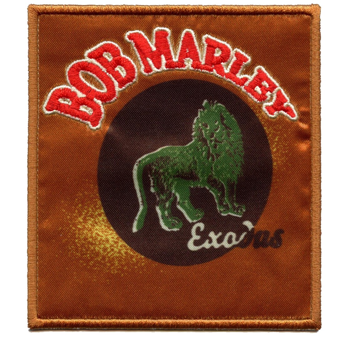 Bob Marley Exodus Patch Lion Reggae Rasta Sublimated Embroidery Iron on ...