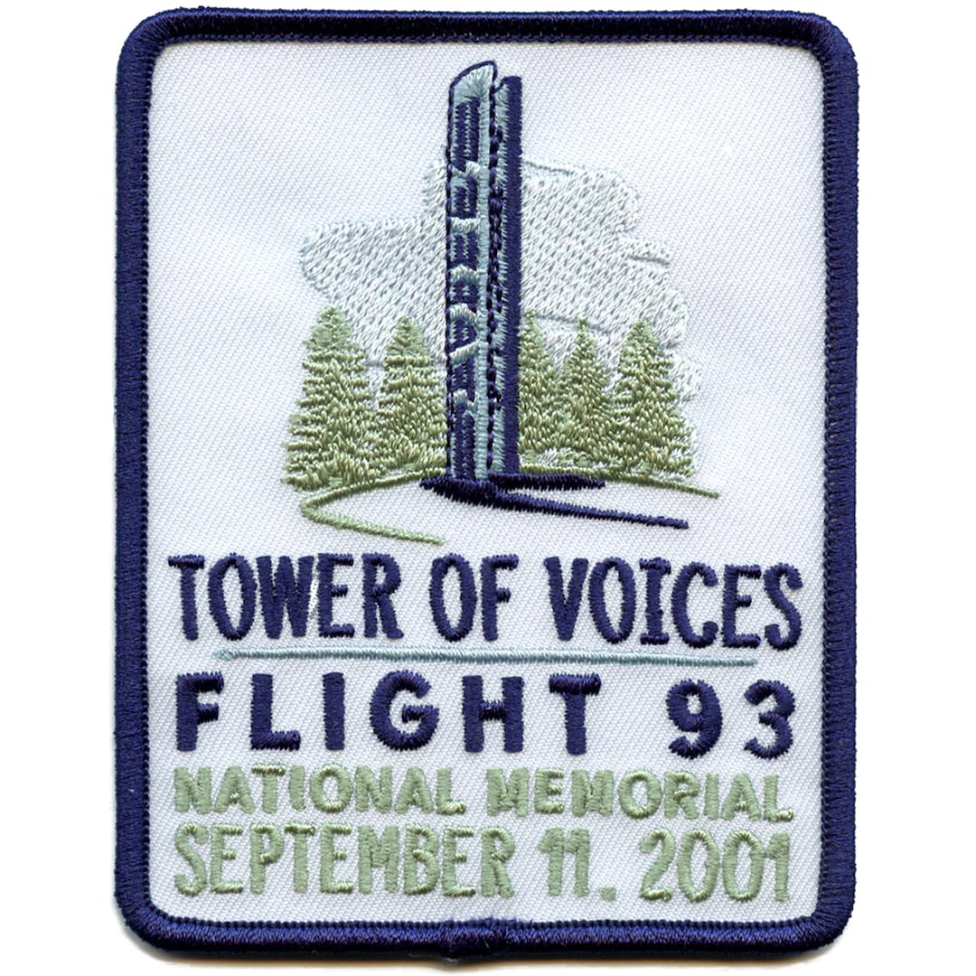 Tower of Voices Flight 93 Patch National Memorial Monument Embroidered ...
