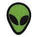 Green Alien Head Patch Ufo Outer Space Embroidered Iron on Small Bc3 - Etsy
