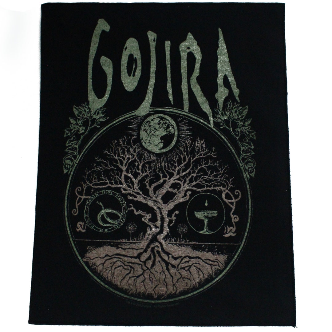 Gojira Rock Patch Tree of Life XL DTG Printed Sew on D5 - Etsy