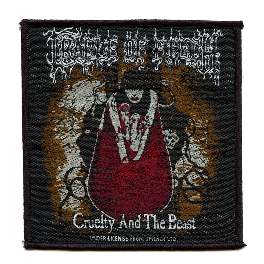 Cradle of Filth Logo Patch Heavy Metal Band Woven Sew on EH2 - Etsy