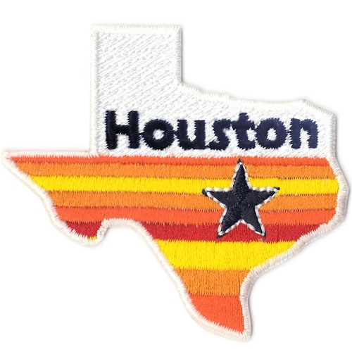 Houston Baseball Parody Rainbow Flag Patch Iron on Embroidered - Etsy