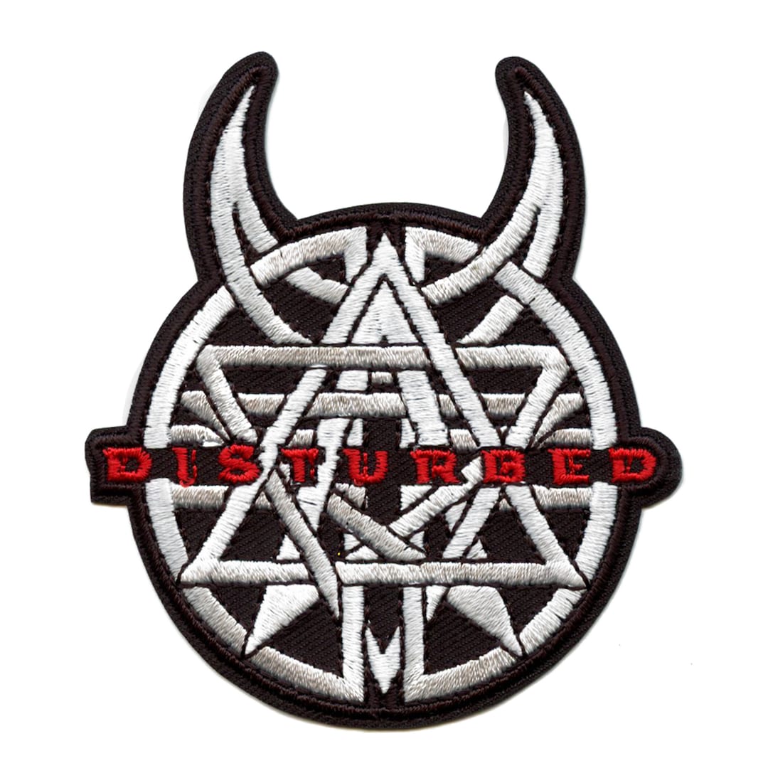 Disturbed Amulet Logo Patch Chicago Metal Band Embroidered Iron on EG2 - Etsy