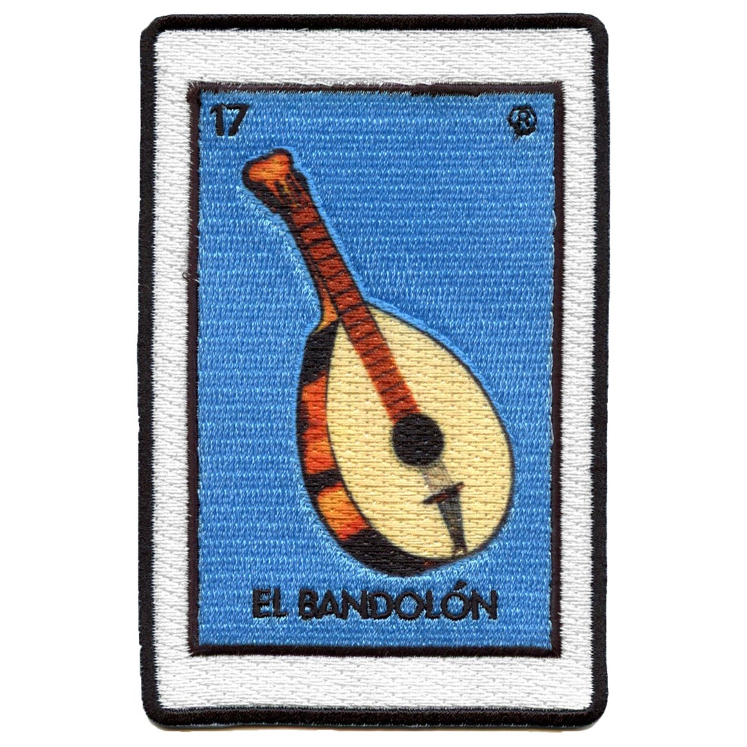 El Bandolon 17 Patch Mexican Loteria Card Sublimated Embroidery Iron on ...
