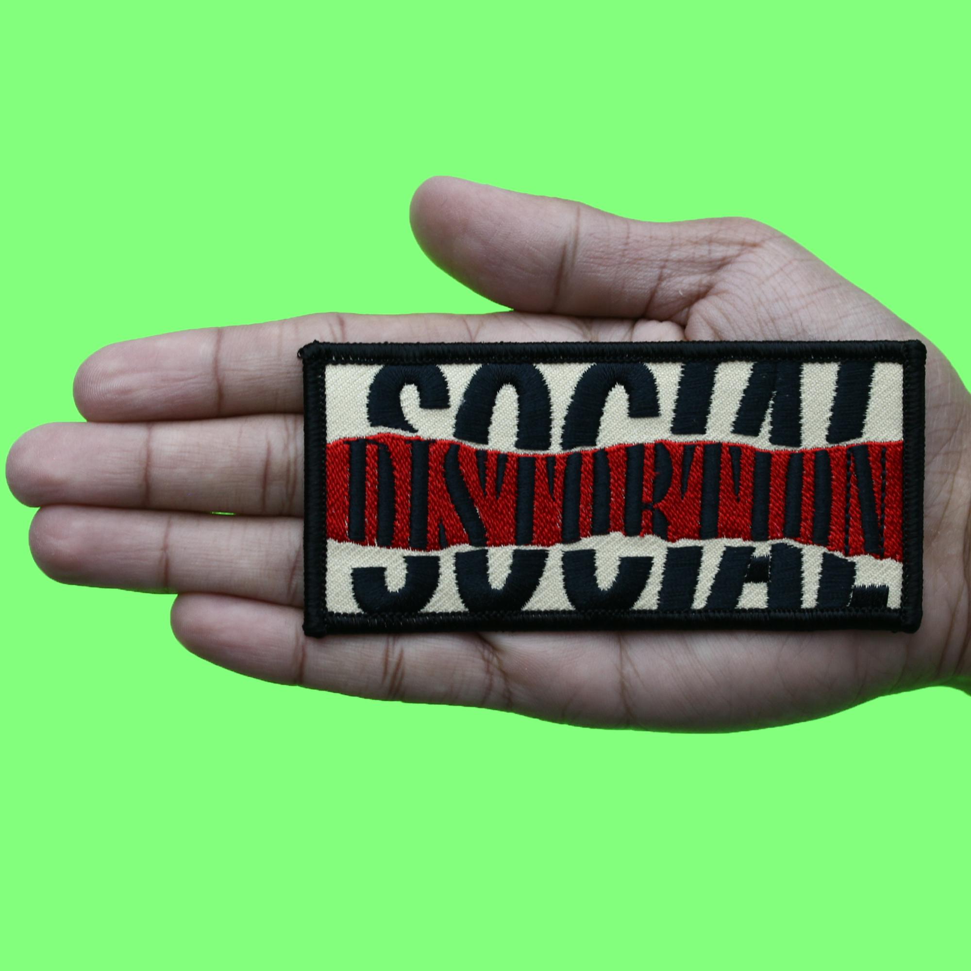Social Distortion Ripped Logo Patch Punk Rock Music Embroidered Iron on ...