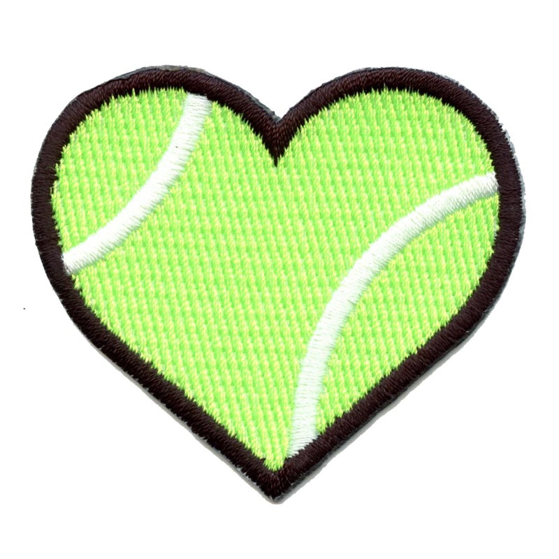 Tennis Ball Heart - Etsy
