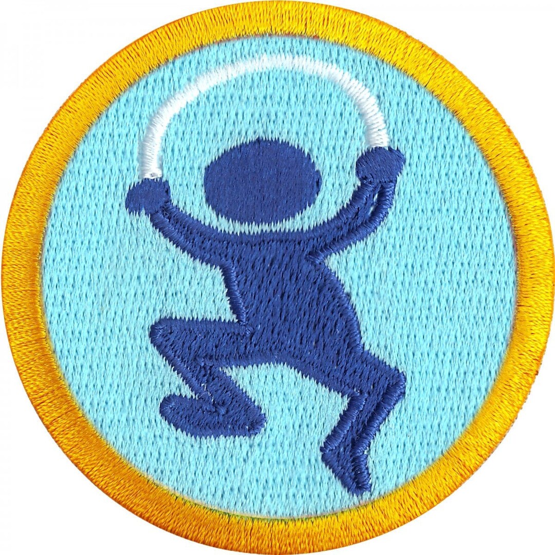 Exercise Badge Jump Rope Scout Sash Patch Iron on Embroidered Aa3 - Etsy
