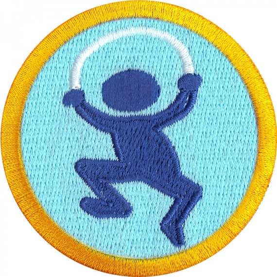 Exercise Badge Jump Rope Scout Sash Patch Iron on Embroidered - Etsy