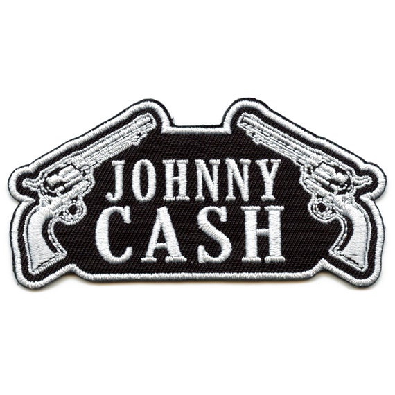 Johnny Cash Pistols Logo Patch Country Legend Icon Embroidered - Etsy