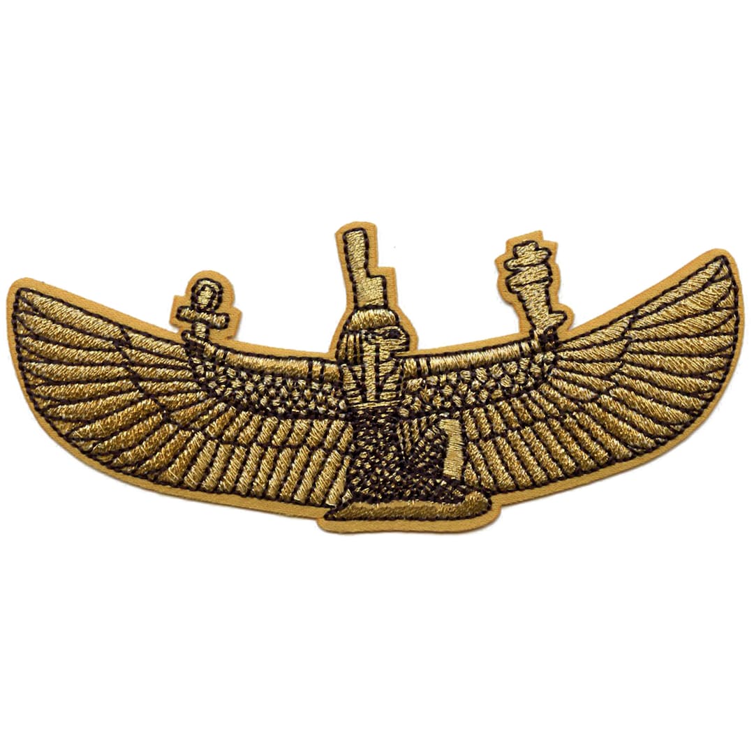Egyptian Winged Goddess Isis Patch Fertility Mythology Legend ...