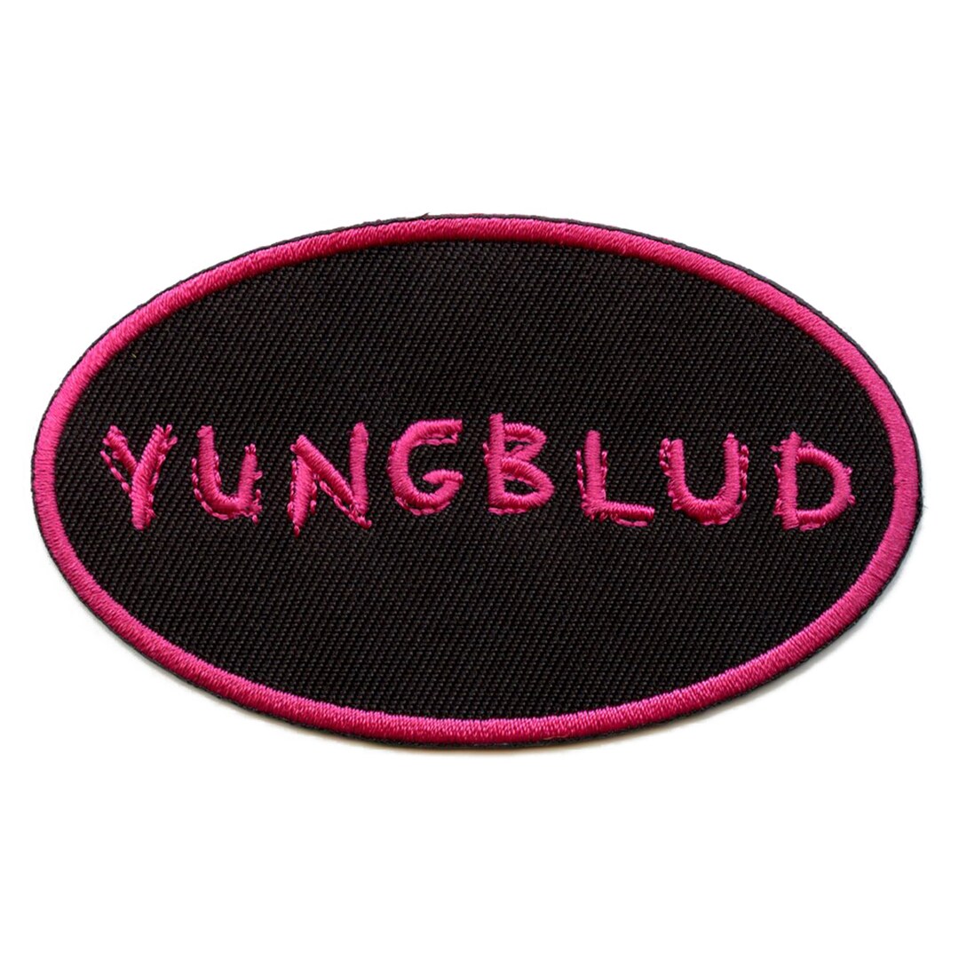 Yungblud Pink Scratch Logo Patch Pop Punk England Embroidered Iron on ...