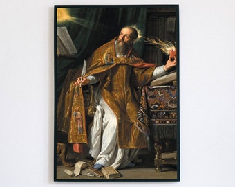 St Augustine Poster Print. St Augustine Wall Art Poster. First ...