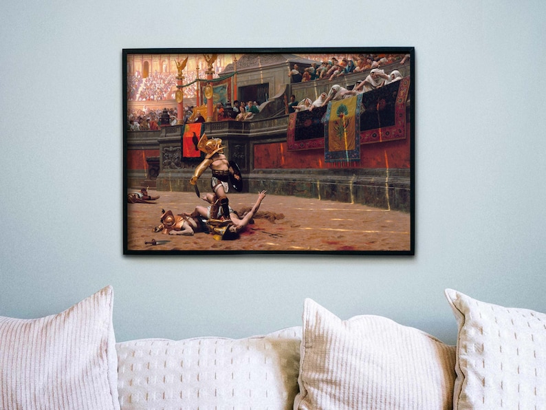Pollice Verso by Jean-léon Gérôme Art Print - Etsy