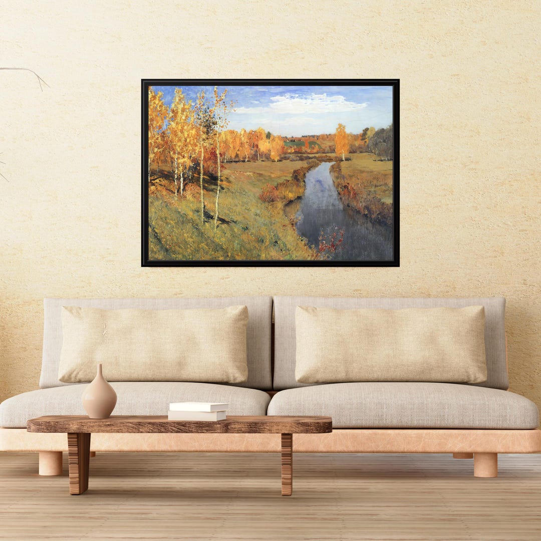 Golden Autumn - Art Print. Classical Art Print. Old Art. Classy Artwork ...