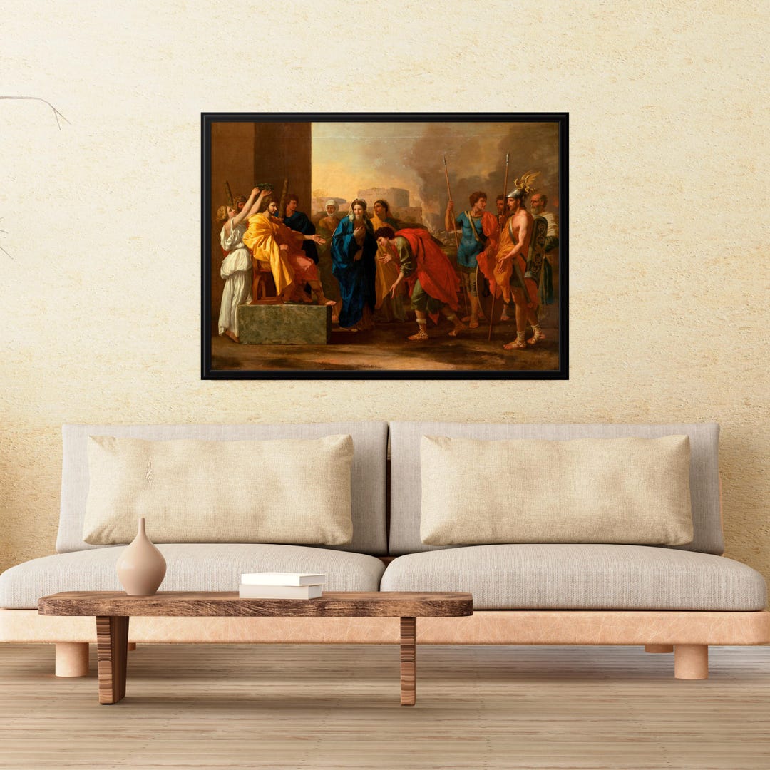 The Continence of Scipio - Art Print. Classical Art Print. Old Art ...