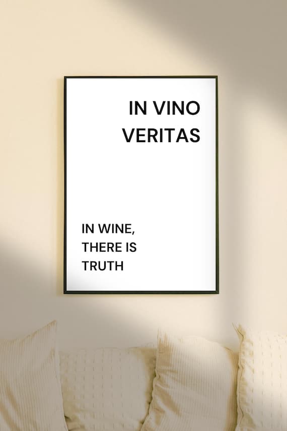 Famous Latin Wine Quotes Amazon.com: Latin Quote: In Vino Veritas (In