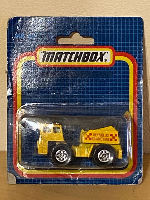 Matchbox Mobile Crane on Rare German Card - Etsy