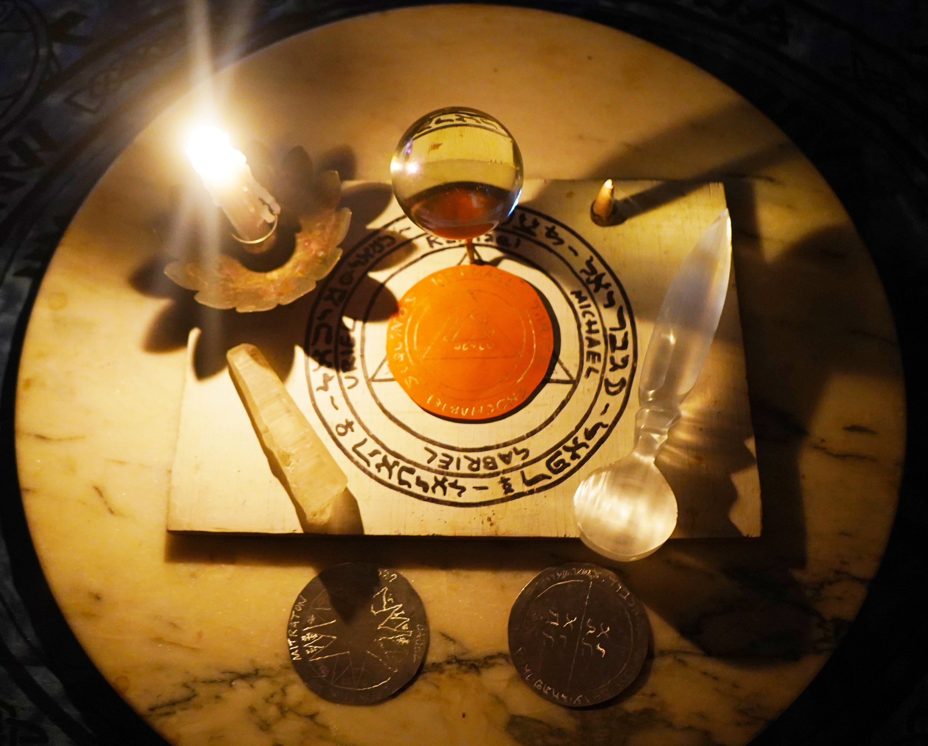 Planetary ARCHANGEL PENTACLE Made on the Metal, Time, Day and ...