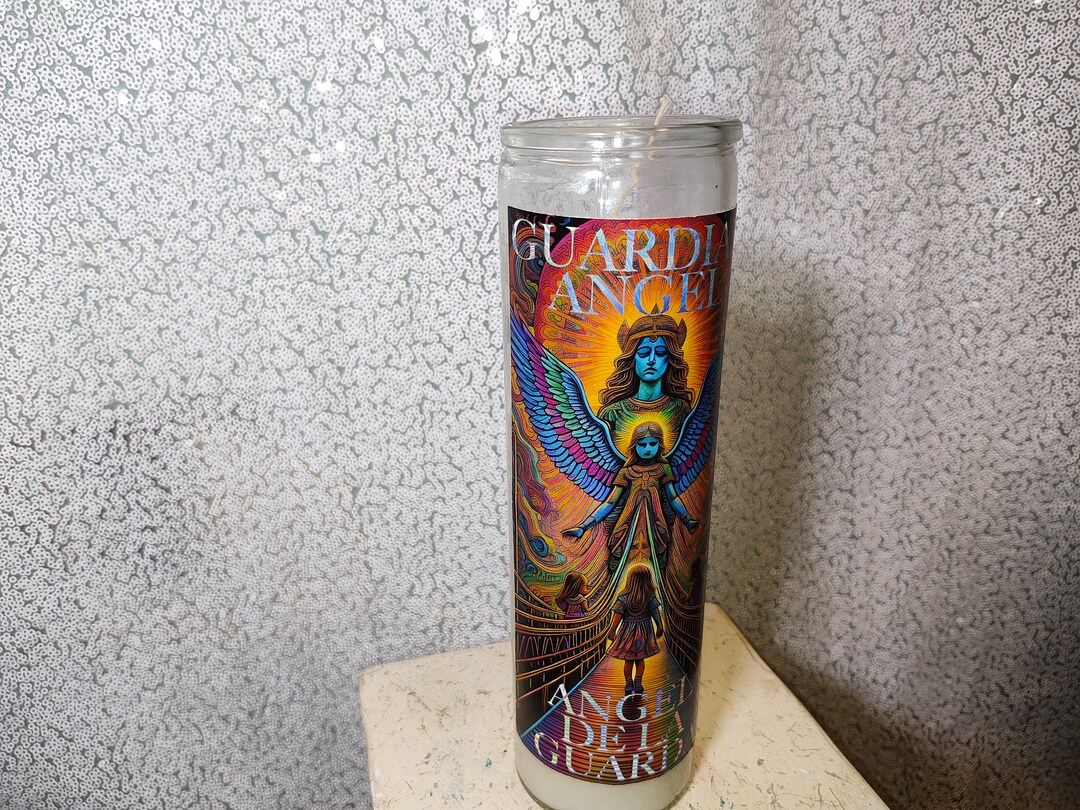 Holy Guardian Angel Candle DRESSED for Candle Magick - Etsy