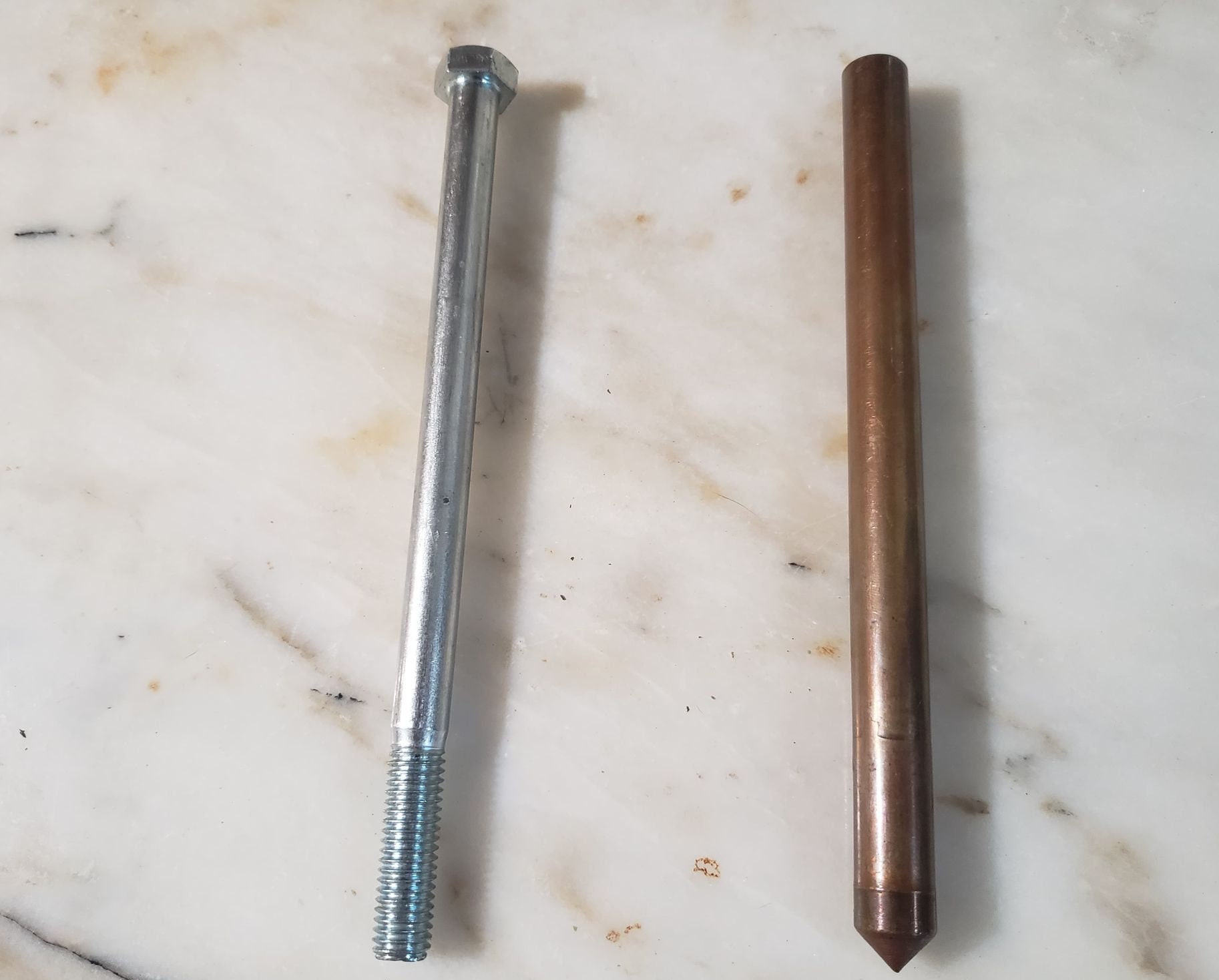 Insertible WANDS of HORUS- Zinc and Copper for HEADLESS Rite- Ritual ...