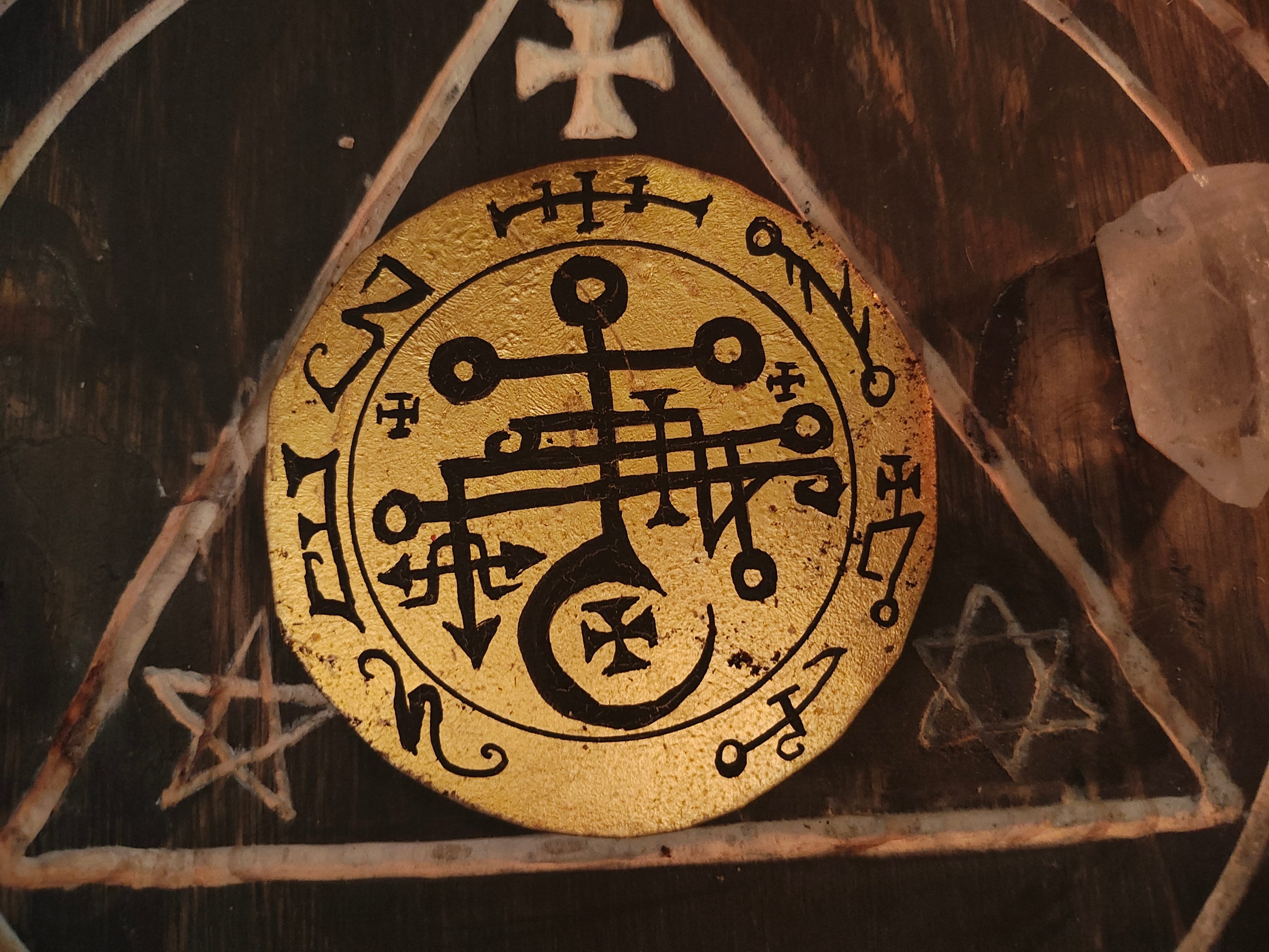 3 Hand Painted LUCIFUGE ROFOCALE Hand Crafted From Gold - Etsy