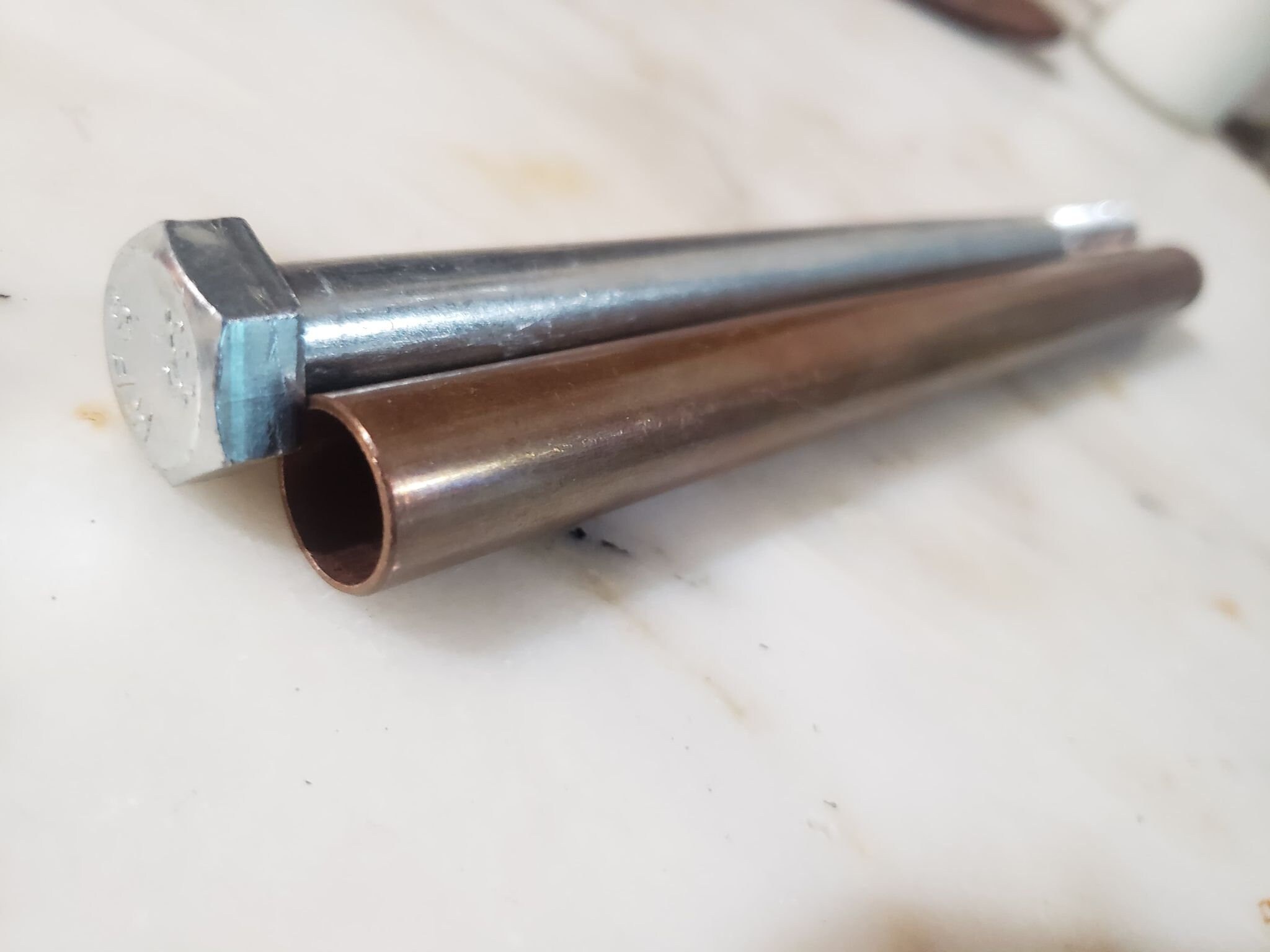 Insertible WANDS of HORUS- Zinc and Copper for HEADLESS Rite- Ritual ...