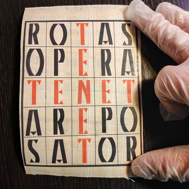 ROTAS (SATOR) Talismanic Seal on Papyrus - Etsy