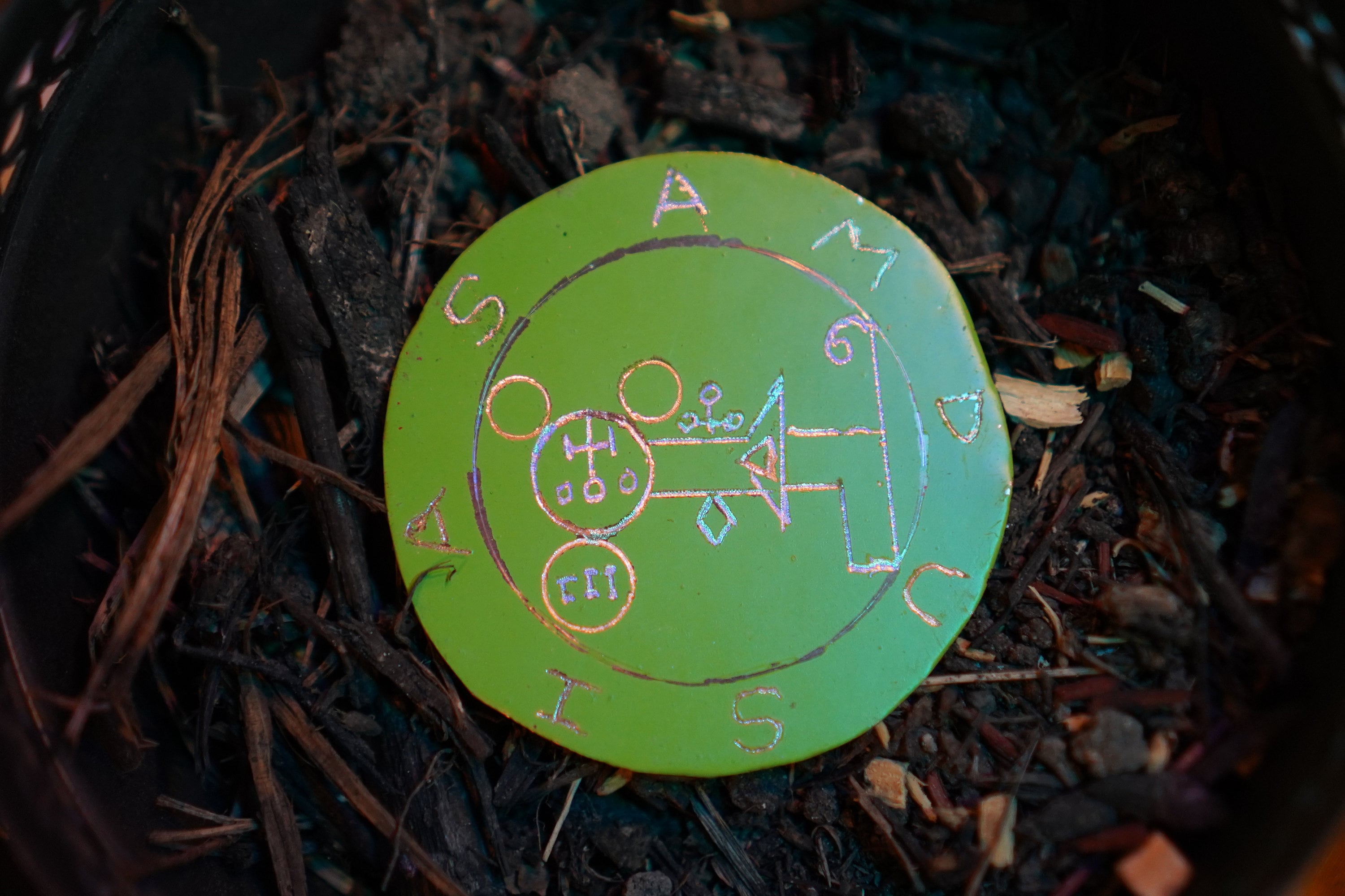 Handmade Metal GOETIC SPIRIT SIGIL - Etsy