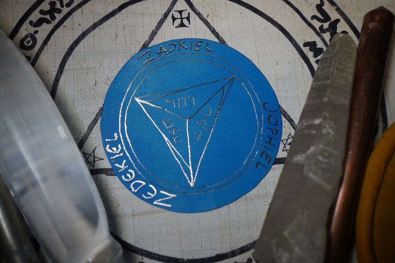 Planetary ARCHANGEL PENTACLE Made on the Metal, Time, Day and ...