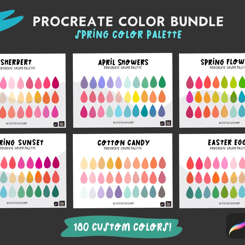 Procreate Swatches - Etsy