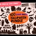 100 Halloween Procreate Stamp Bundle Halloween Clipart Procreate ...