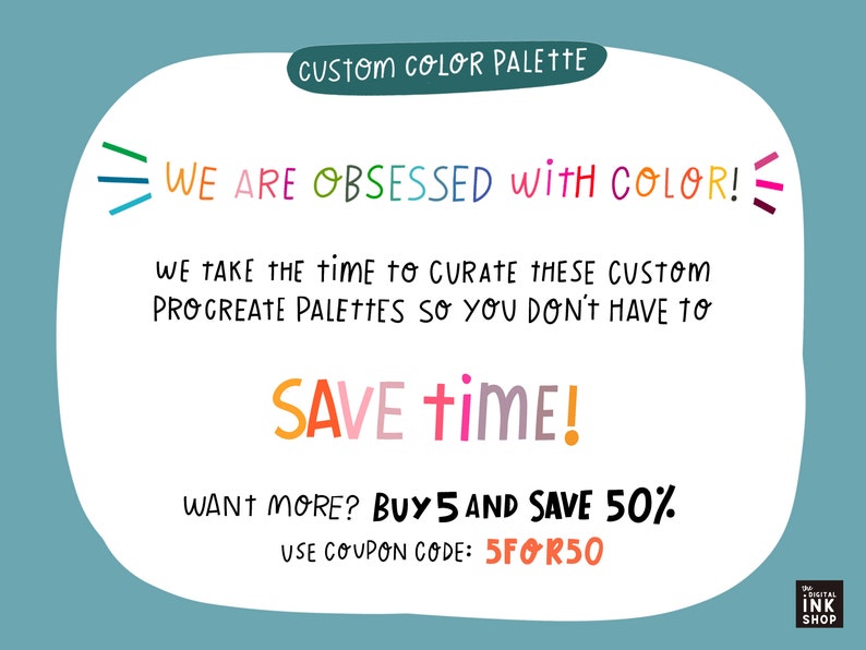 Procreate Color Palette Bundle Winter Collection Color Swatch Collection Instant Download