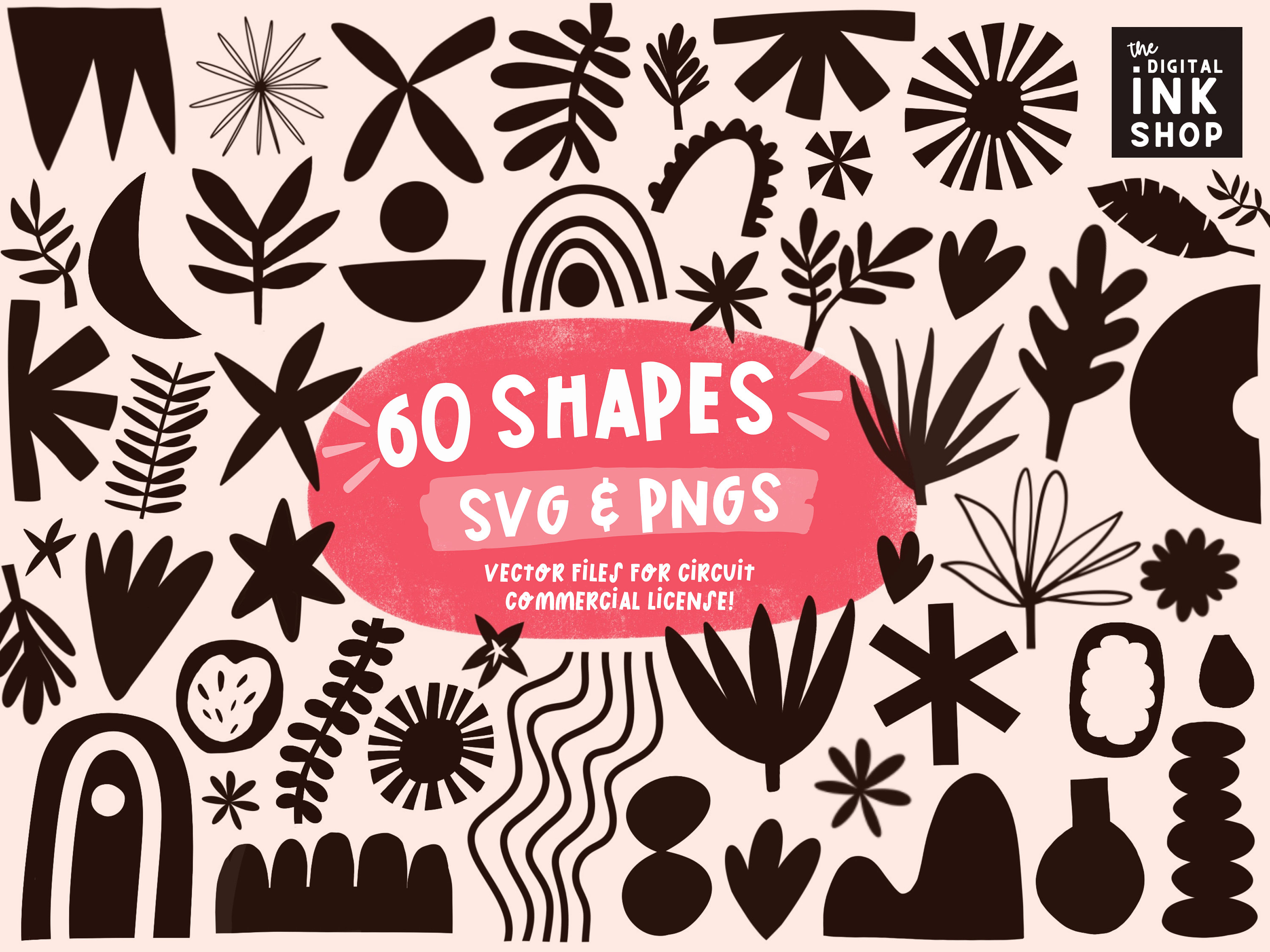 SVG Bundle L Svg Shapes L Cricut Cut Files L SVG PNG Files I Vector ...