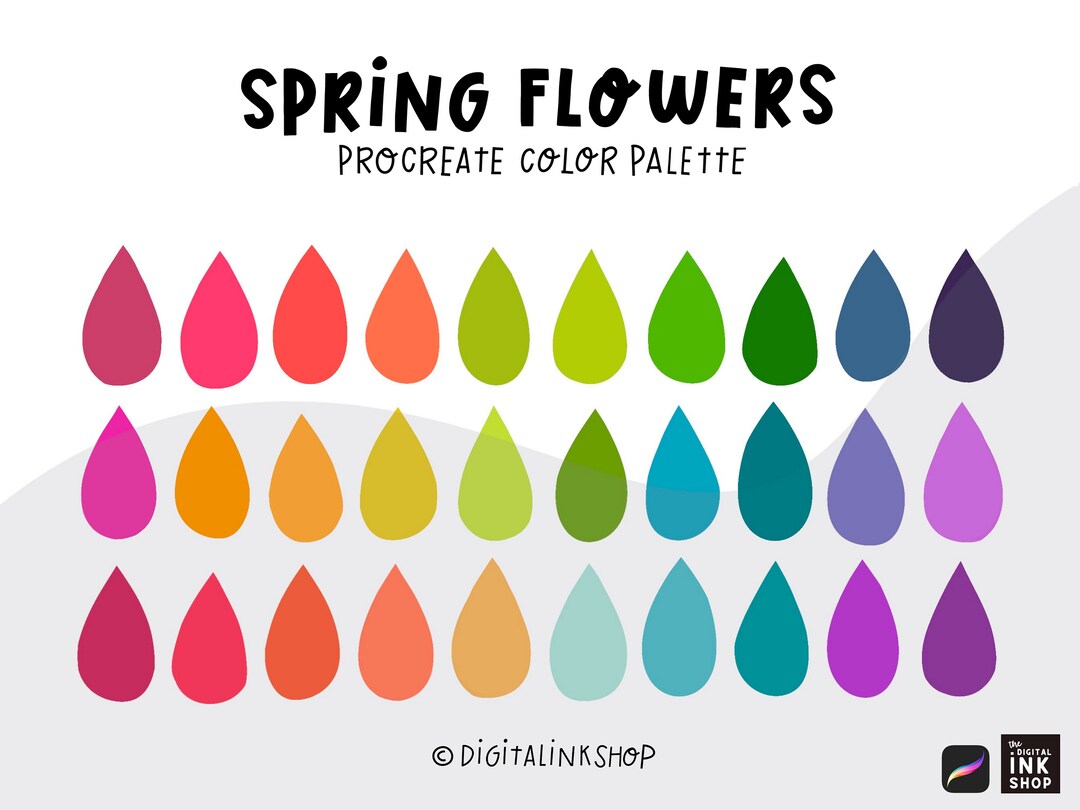 Spring Color Palette | Easter Colors L Procreate Color Palette | Color ...
