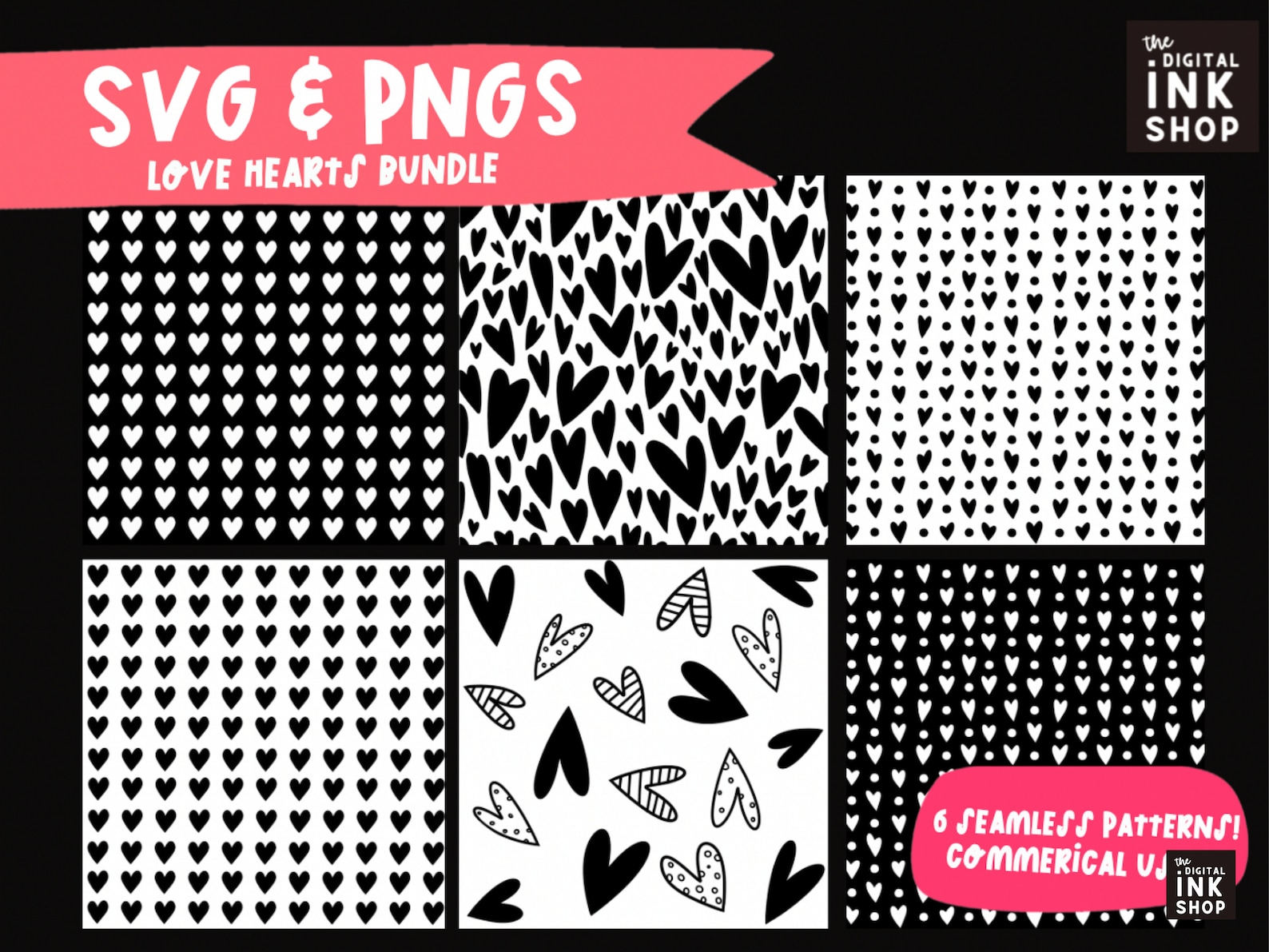 Huge SVG Bundle Seamless SVG Patterns L 30 Background - Etsy