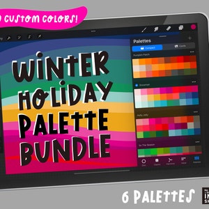 Procreate Color Palette BUNDLE | Winter Collection | Color Swatch ...