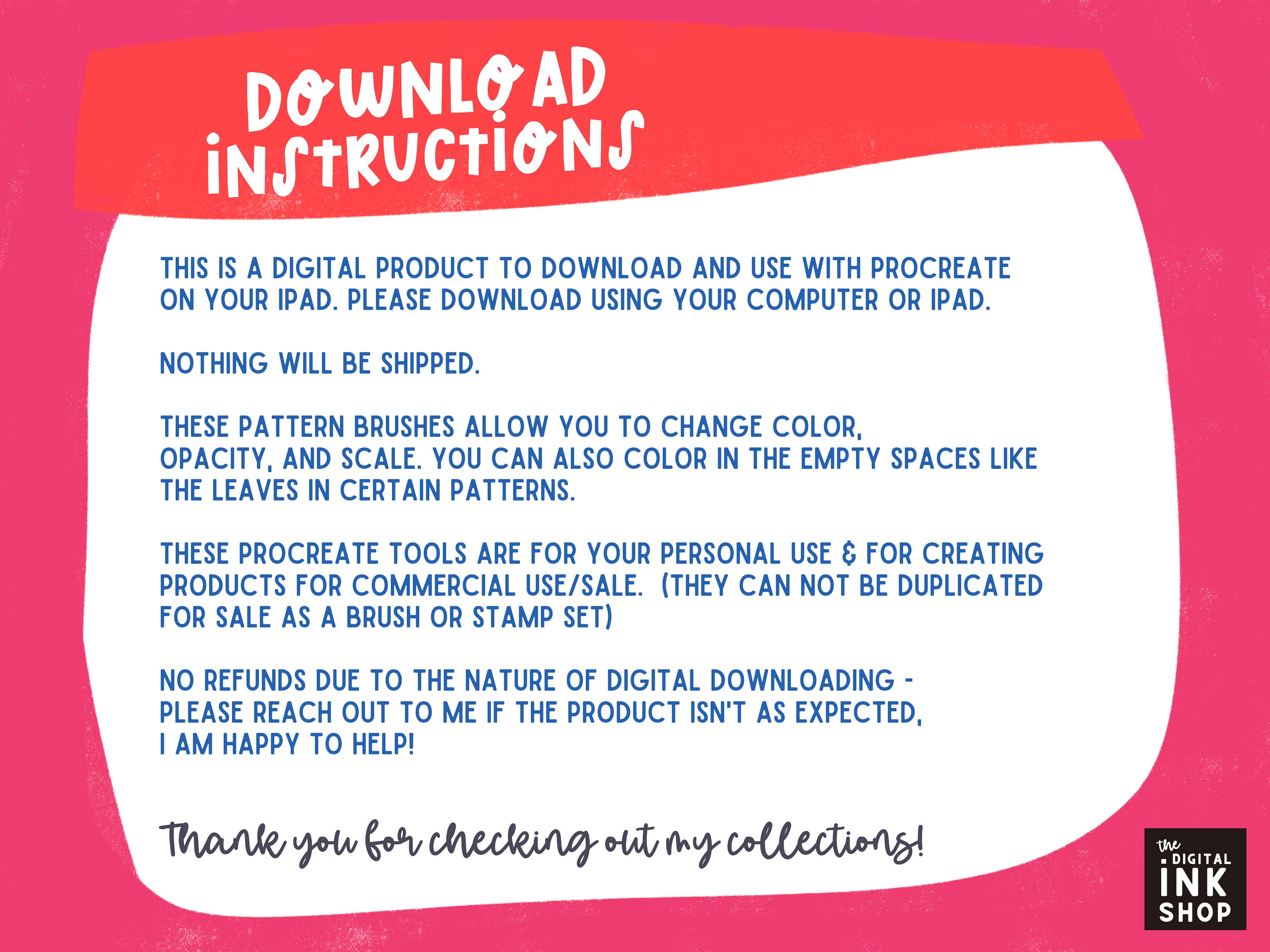 8 Halloween Pattern Brushes Procreate Brush Set Procreate Brush Bundle ...