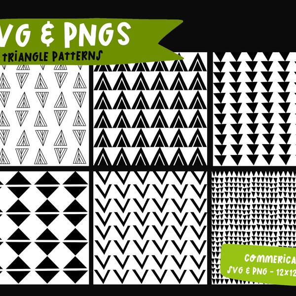 Triangle Background Svg - Etsy