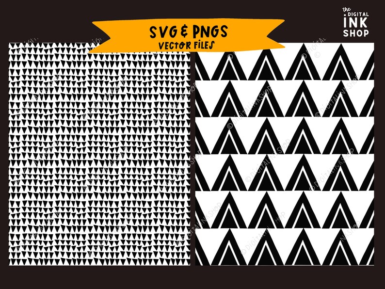 SVG Triángulo clipart l Fondos gráficos / Patrones SVG l - Etsy México